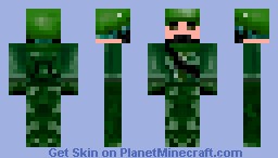 American WWII Soldier Minecraft Skin