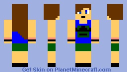 Sporty Girl Minecraft Skin
