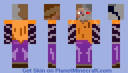 Cyborg Steve Minecraft Skin