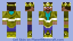 King steve Minecraft Skin