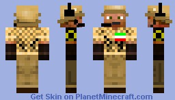 Itallian Desert Soldier Minecraft Skin