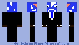 blue cow Minecraft Skin