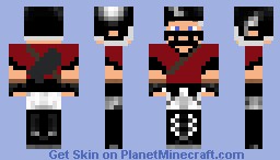 TF2 Scout w/ Football Helmet Minecraft Skin