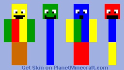 four headed man Minecraft Skin