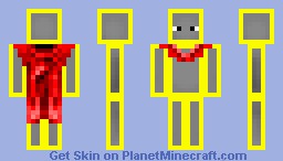 The Caped Robot Minecraft Skin