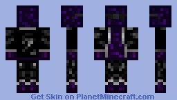 Obsidian guy Minecraft Skin
