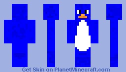 Club Penguin - Blue Penguin Minecraft Skin