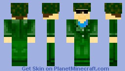 5 star genral Minecraft Skin
