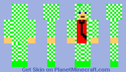 Checker Tux w/ Tie+Hood Minecraft Skin