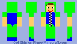 The steve changed with a nice jacked and a hood Minecraft Skin