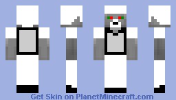 White Robot Boy Minecraft Skin