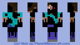 Corrupted Steve Minecraft Skin