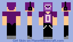 The Purple Man..... Minecraft Skin