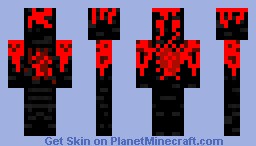 Lava Man Minecraft Skin