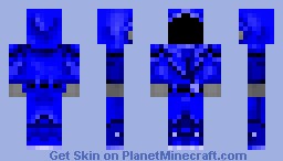 Blue Wizard Skin Minecraft Skin