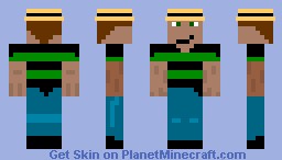 Me with a fedora (Better in 3d) Minecraft Skin
