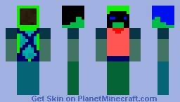 Paint Robot Steve Minecraft Skin