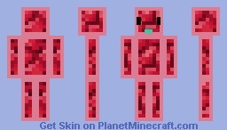Cute Pink Cobblestone Skin Minecraft Skin