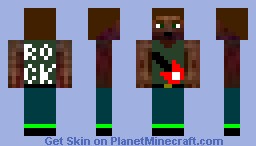 Rock man Minecraft Skin