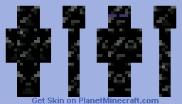 Cobblestone Enderman Minecraft Skin