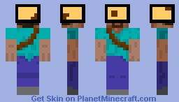 Box head steve Minecraft Skin