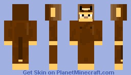Men in a monkey costume Minecraft Skin