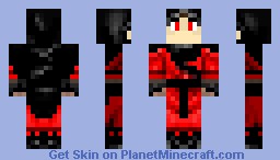 Red Apprentice mage Minecraft Skin