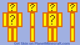 Question Block Minecraft Skin