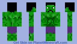 The Hulk Minecraft Skin