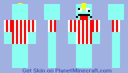 Narwhal carnival clerk Minecraft Skin