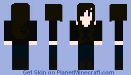 Eye Patch girl Minecraft Skin
