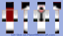 Weird Ghost Like Man Minecraft Skin