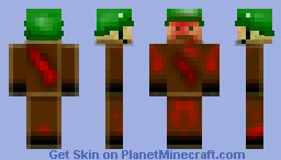 nazi zombie Minecraft Skin