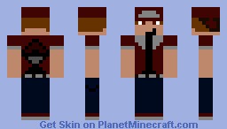 Trainer red Minecraft Skin
