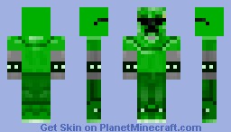 Cool Creeper Minecraft Skin