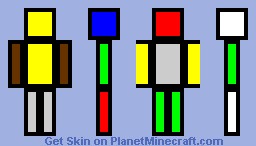 Rubix Cube Guy Minecraft Skin