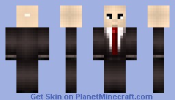 Hitman Agent 47 Minecraft Skin