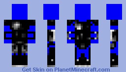 The Blue Warrior Minecraft Skin