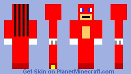 Knuckles Minecraft Skin