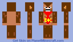 Donkey Kong Minecraft Skin