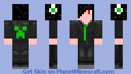 Emo [creeper shirt] Minecraft Skin