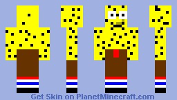 Spongebob Squarepants Minecraft Skin