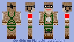 Japanese Kamikaze Pilot - WWII Minecraft Skin