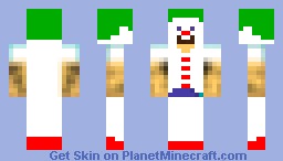 Steve the clown Minecraft Skin