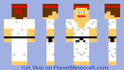 Ryu street fighter Minecraft Skin