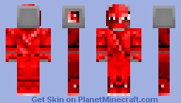 Red Alien Minecraft Skin