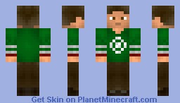 Jim Parsons As Sheldon Lee Cooper ( Big Bang Theory Minecraft Skin
