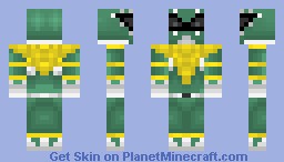 Green Ranger Minecraft Skin