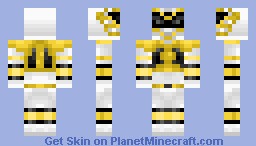 White Ranger Minecraft Skin