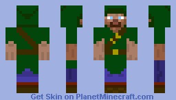 green survivor steve Minecraft Skin